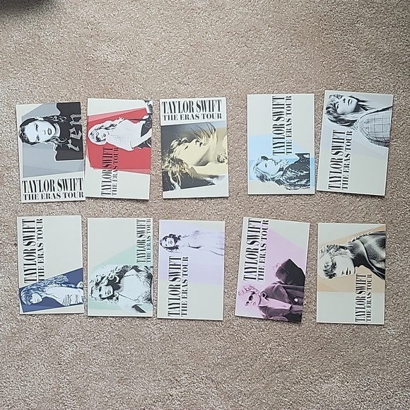 Taylor Swift | Art | Taylor Swift Eras Tour Vip Merch Postcard Set ...